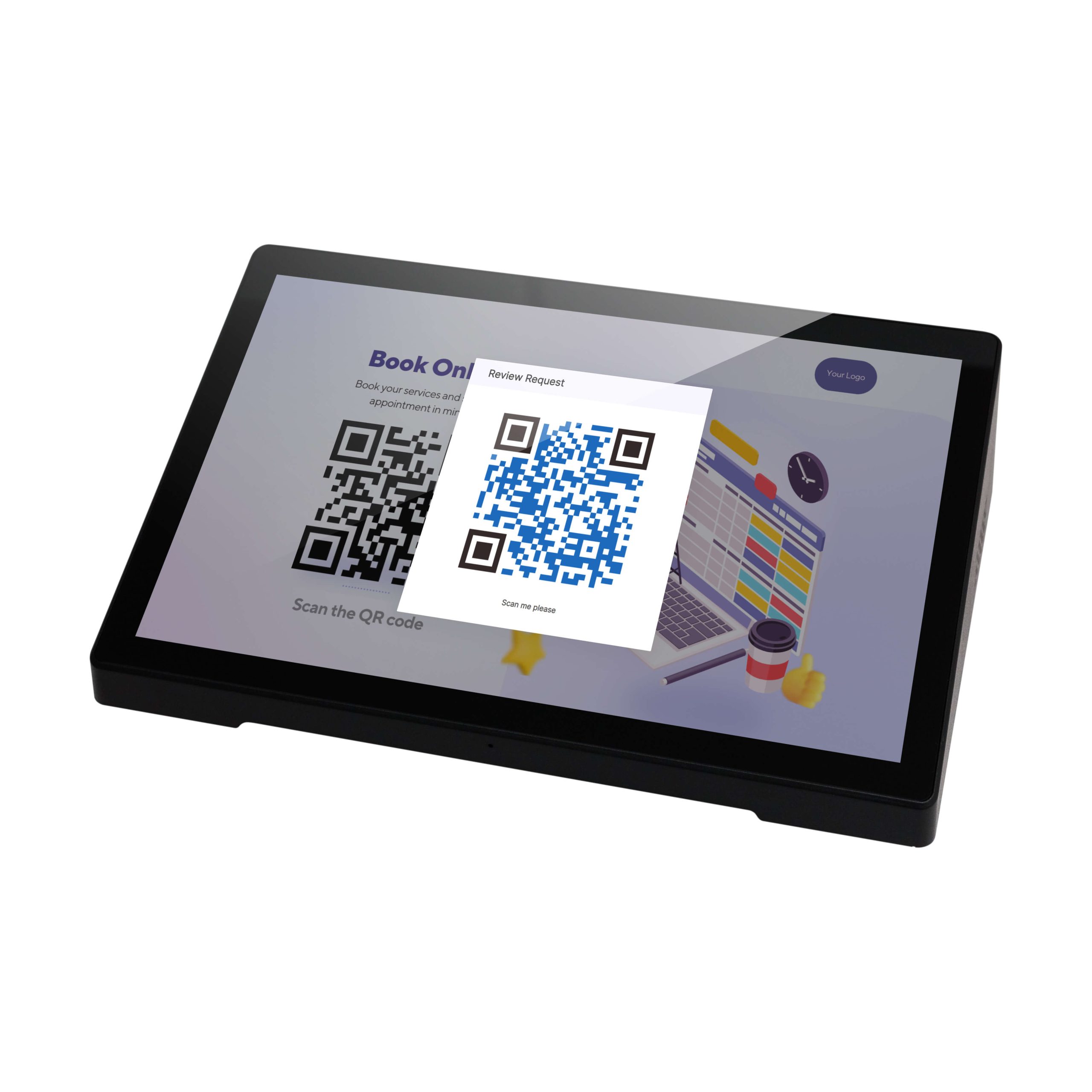 Countertop customer-facing display 10” | ClearLine